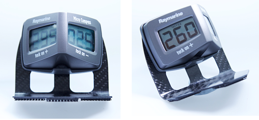 RayMarine TackTick T060 Micro Compass with CarbonParts EC2 Carbon Moun ...